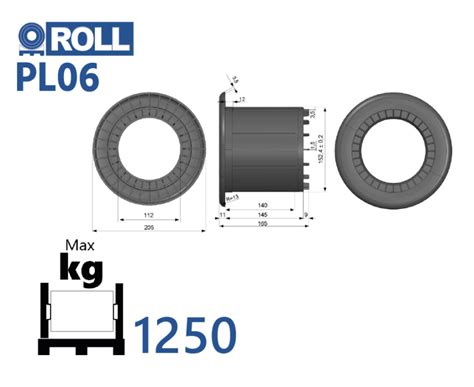 Pl07 Plastic Plug 152 6 Length 165 Mm For End Pad