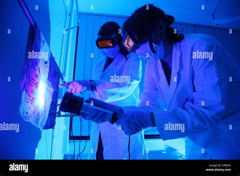 Crime Scene Investigator In Lab