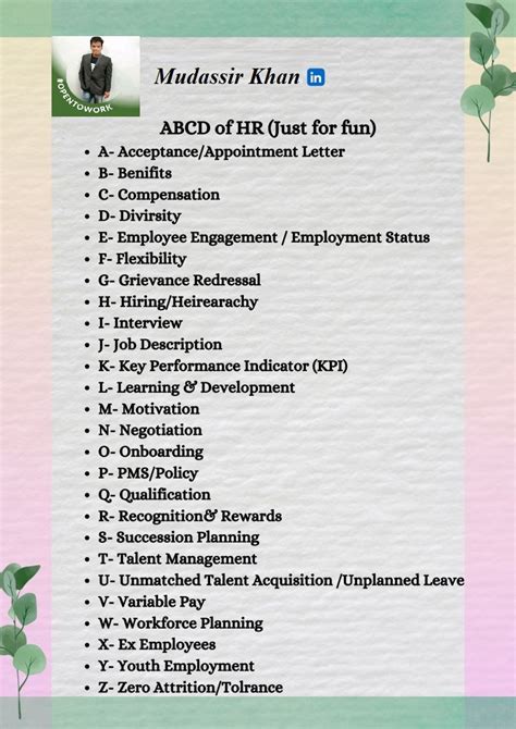 Mudassir Khan On Linkedin Proud To Be Hr Profession