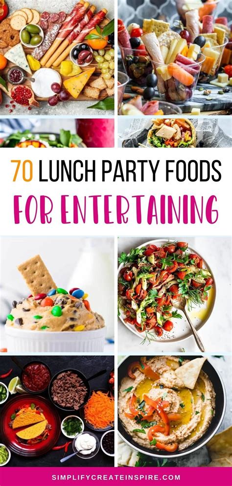 70 Easy Lunch Party Food Ideas For Entertaining Cute Lunch Party
