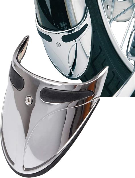 Chrome Front Fender Tip Extension Trim Narrow For Harley Softail