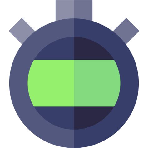 Stopwatch Basic Straight Flat Icon