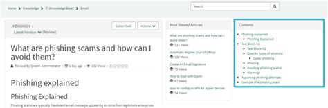 Table Of Contents Widget For ServiceNow Portal Try Learn Grow Repeat