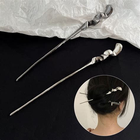 여성용 빈티지 젓가락 머리핀 헤어 클립 핀 웨딩 머리 장식 쥬얼리 액세서리 새로운 중국 스타일 Aliexpress