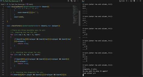 Vijay Kandpal On Linkedin Codsoft Tictactoe Cpp Gamedevelopment