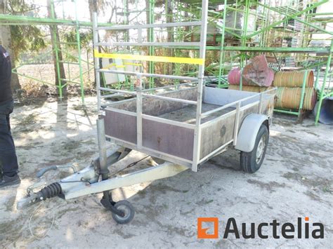 Trailer Single Axle Braked 750 Kg Hapert R13 13 Construction