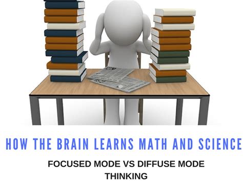 How The Brain Learns Math And Science Focused Mode Vs Diffuse Mode Thinking Test Prep Champions