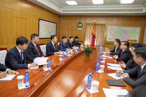 Шадар сайд Ө Энхтүвшин БНХАУ ын НАХЯ ны Тэргүүн дэд сайдыг хүлээн авч уулзав