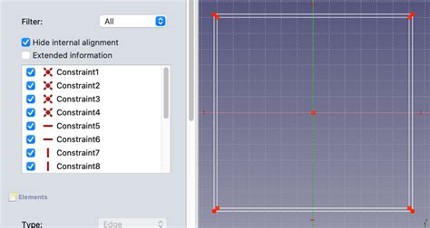 Sketcher Constraints Not Visibleeditable Rfreecad