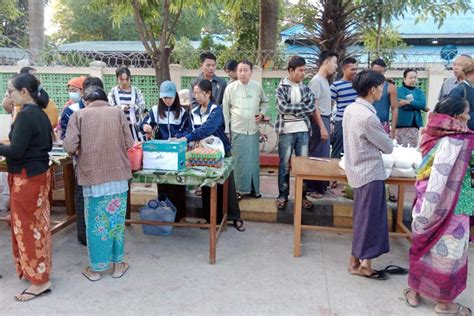 အောင်လံမြို့၌ အခြေခံစားသောက်ကုန်ပစ္စည်းများ အပတ်စဉ်ကြာသပတေးနေ့တိုင်း စဉ်ဆက်မပျက် ရောင်းချပေး