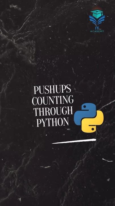 Python Code For Gym Excercise Counting Pythonprogramming