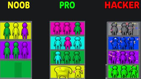 Elevator Sort NOOB VS PRO VS HACK YouTube