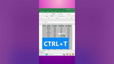 How To Convert Data Into Table 🔥 Youtubeshorts Shorts Excel Youtube