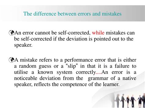 ppt the classification of learners errors powerpoint presentation