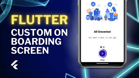 Custom On Boarding Screen Flutter Tutorial Youtube