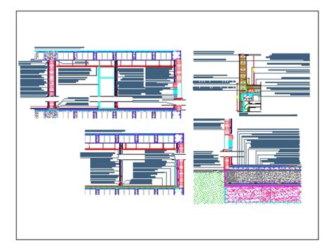 Corte Estructural En Dwg 2 41 Mb Librería Cad