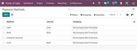 How To Manage Payment Methods In Odoo POS