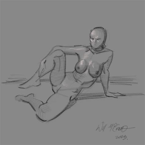 Female Figure Study By Me R NSFWart