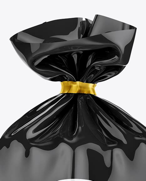 Glossy Bread Package With Clip Mockup On Yellow Images Object Mockups