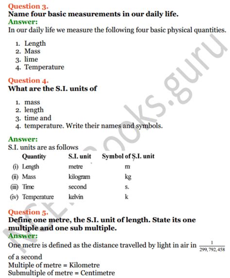 Selina Concise Physics Class ICSE Solutions Chapter Physical Quantities And Measurement