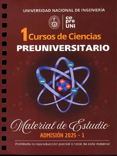 Libro 1 Cepre Uni 2025 1 V Pdf Matemáticas