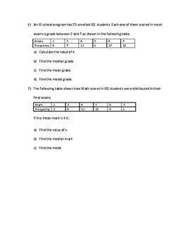 Mean And Median Of Ungrouped Data By Dimitris Charalampidis TPT