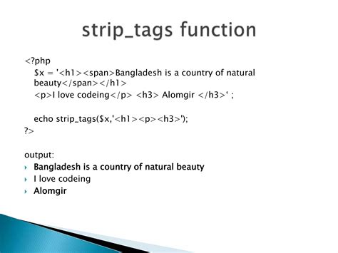 Presentation On Php String Function Part 2 Ppt