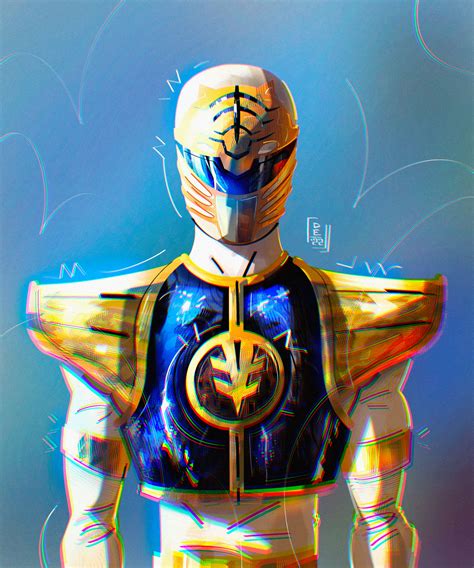 White Ranger By Daviidart On Deviantart