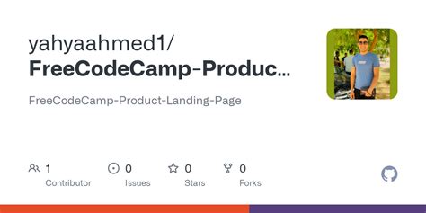 GitHub Yahyaahmed FreeCodeCamp Product Landing Page FreeCodeCamp Product Landing Page