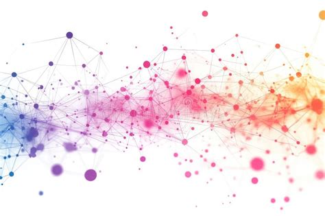 Illustration Of A Network Of Interconnected Nodes Representing Data Flow In A Data Science