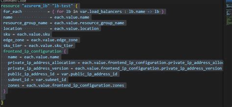 Azure Not Able To Refer Resource Id Created By Using For Each In Terraform Into Other Resource