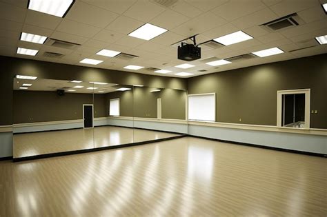 Empty Dance Studio Photography