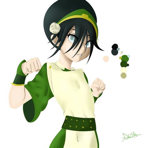 Toph Beifong Avatar The Last Airbender Character Drawing Anime