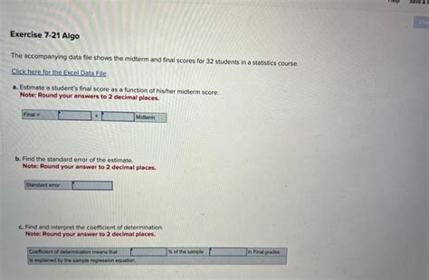solved the accompanying data file shows the midterm and