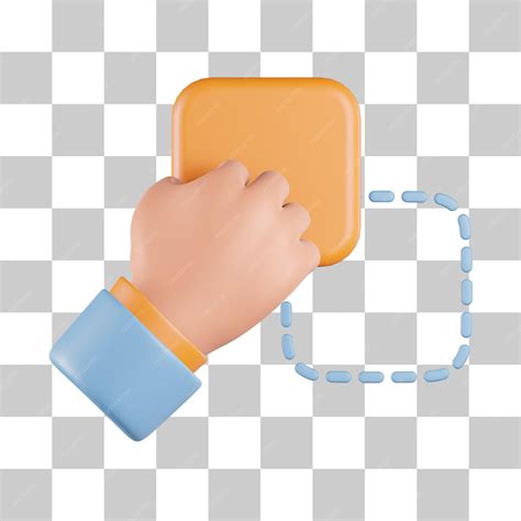 Premium Psd Gesture Drag And Drop 3d Icon