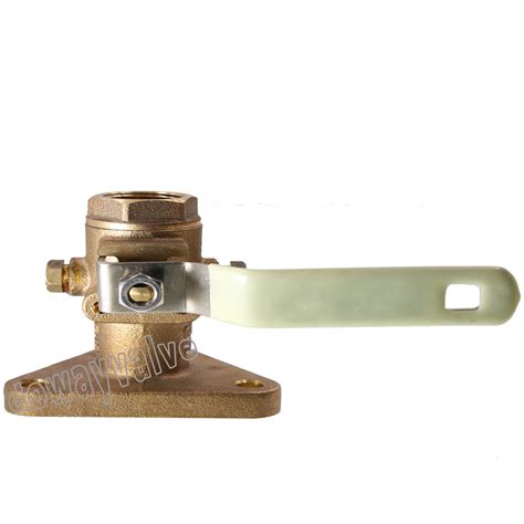 Steel Handle Bronze Flanged Seacock Valve Dw Bv017 From China
