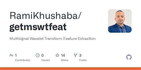 Github Ramikhushabagetmswtfeat Multisignal Wavelet Transform Feature Extraction