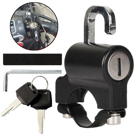 오토바이 헬멧 잠금 장치 자전거 도난 방지 전기 스쿠터 보안 잠금 장치 사이클링 장비 설치 용이 모토 액세서리 Aliexpress