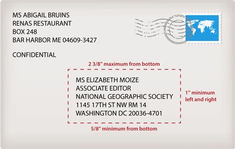 Usps Address Format Example