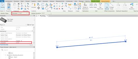 Revit Missing Pipe Size