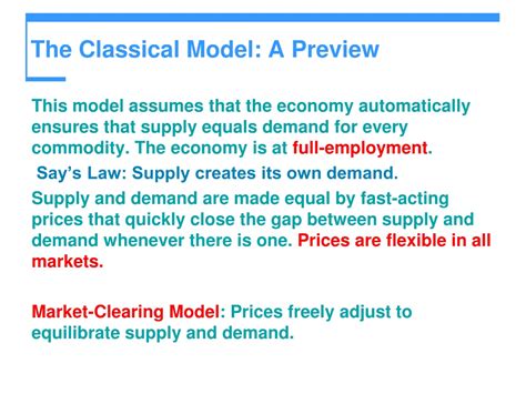 Ppt The Classical Model A Preview Powerpoint Presentation Free