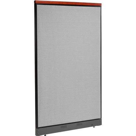 Interion® Deluxe Office Partition Panel With Pass Thru Cable 48 14w