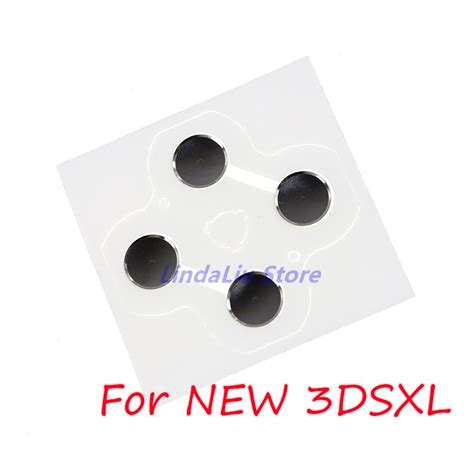 2pcs Cross Key Abxy Button Conducting Strip For New 3dsxl New 3dsll New 3ds Xl Replacement