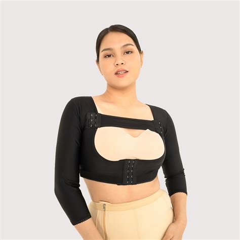 arm compression arm shaper compression with removable side strap