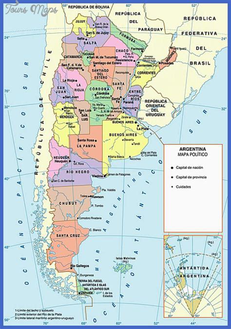 Argentina Tourist Attractions Map 60 Photos