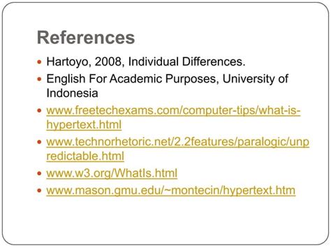 Hypertext System Ppt