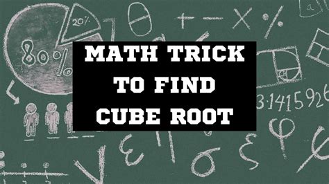 Math Trick For Cube Root Maths Tips And Tricks How To Find Cube