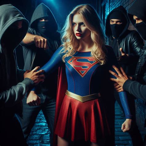 Supergirl Vs Angry Gang By Hoffman666 On Deviantart