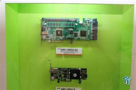 Areca Displays New 12gb S Raid Controller And Thunderbolt 2 Enclosures