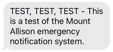 MtA Emergency Alert System Mount Allison